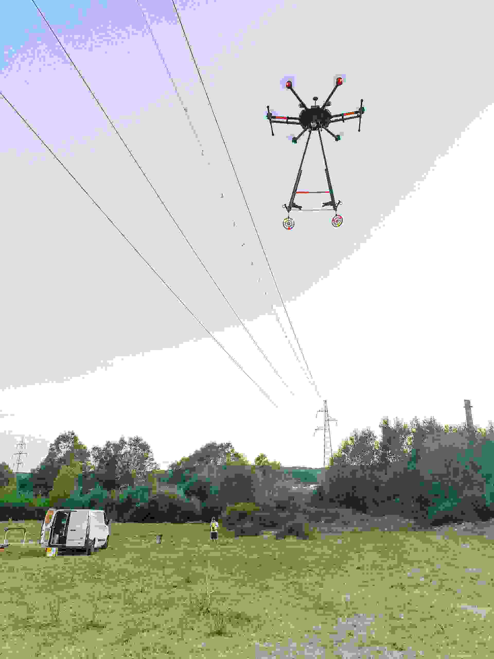 Drone Installation - CROCFAST® bird diverters | CROCFAST® bird diverters